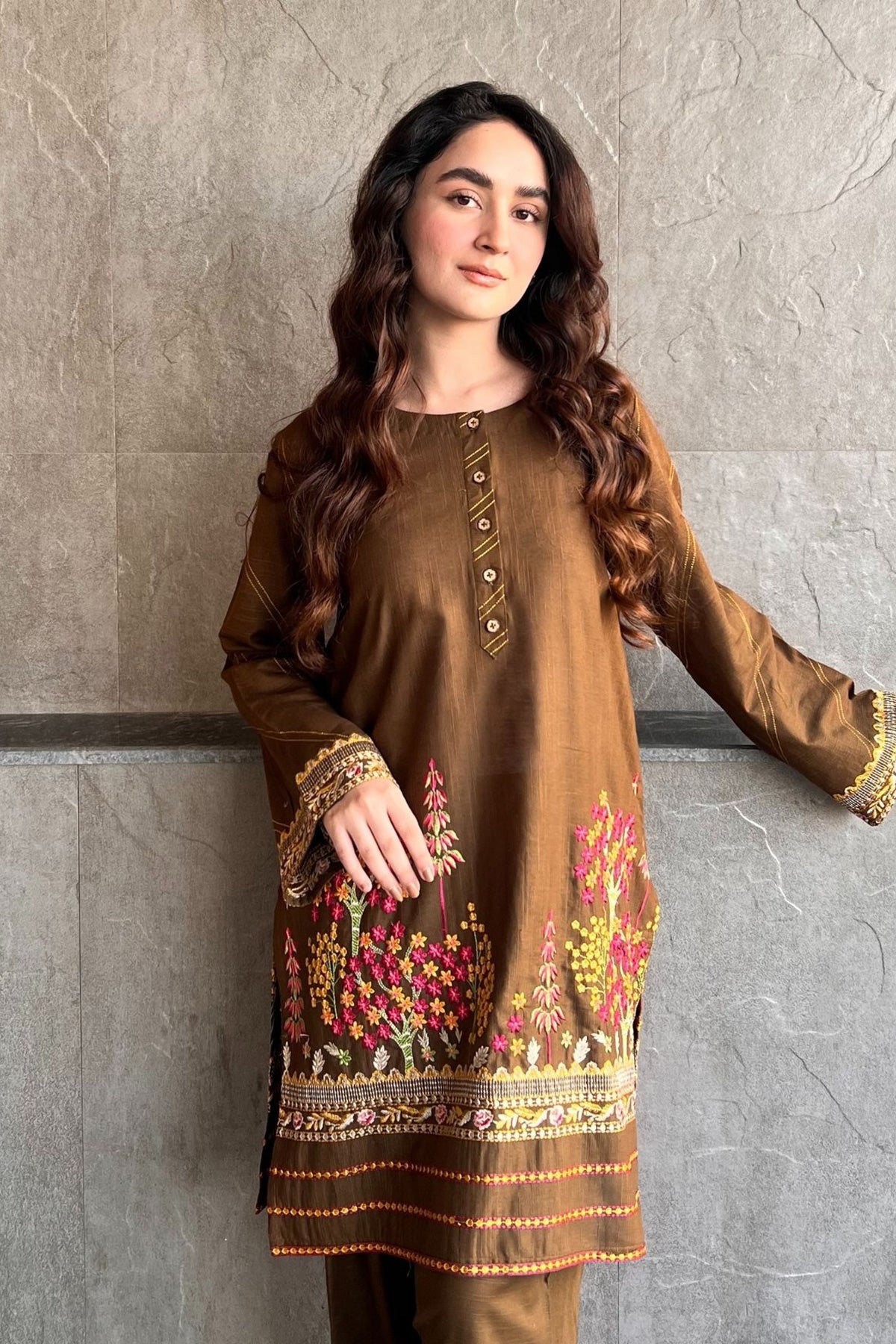 2pc embroidered suit (RCE02) – RETRO PK